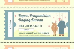 5 Contoh Kupon Qurban dan Cara Membuatnya di Word