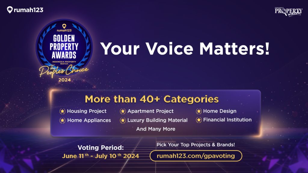 Polling Dibuka, Begini Cara Voting Golden Property Awards (GPA) 2024