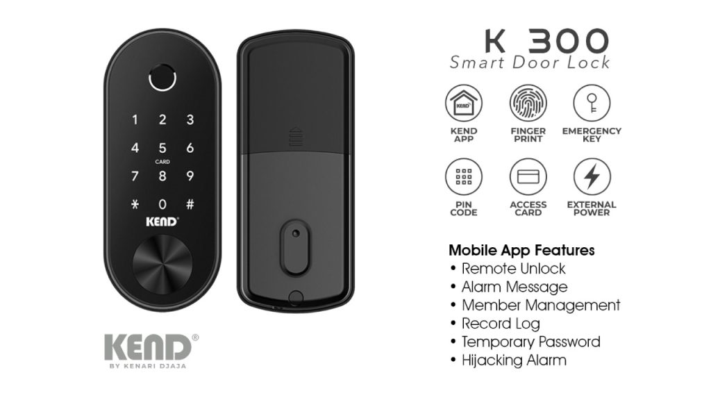 KEND Raih GPA 2024, KEND Smart Door Lock Rimlock K 300 Jadi Andalan!
