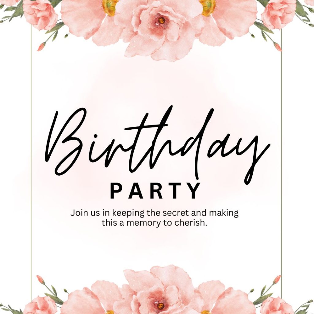 15 Contoh Undangan Ulang Tahun Dewasa & Desain Posternya | Rumah123.com