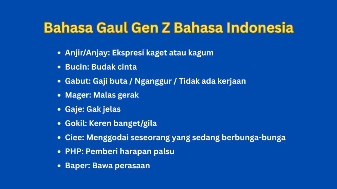 120+ Bahasa Gaul Gen Z beserta Artinya, Sudah Tahu?
