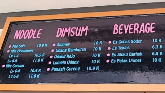 Daftar Menu Mie Gacoan dan Harga Terbaru 2025