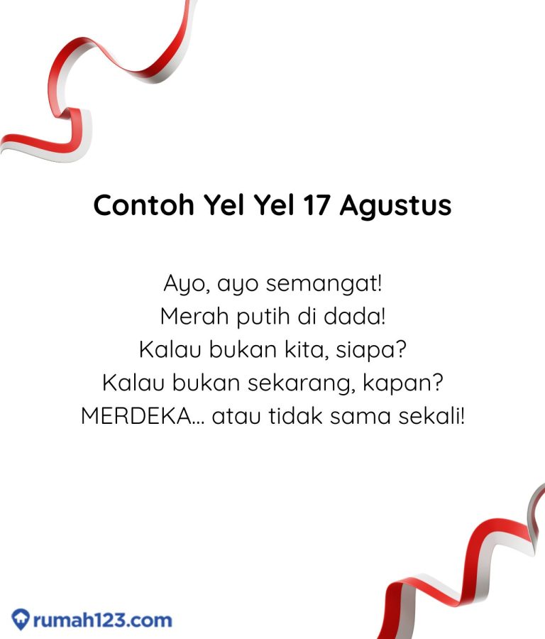 5 Contoh Yel Yel 17 Agustus Singkat, Lucu, dan Penuh Semangat